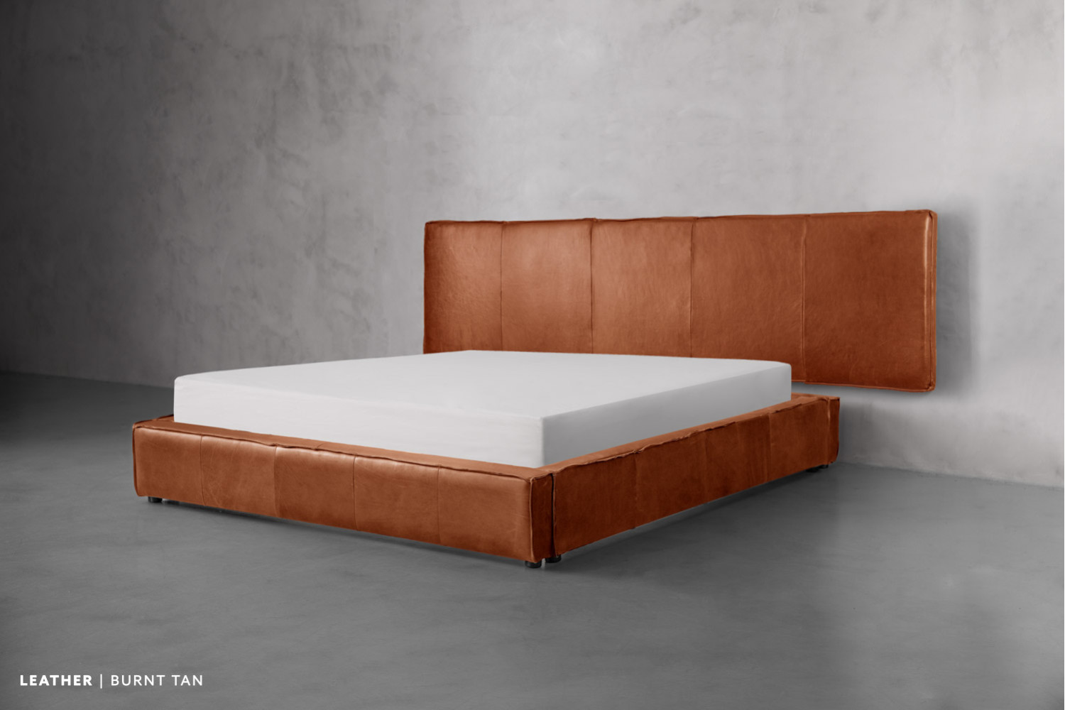 Matlock Kendrix Leather Bed - Grand Queen | Cielo