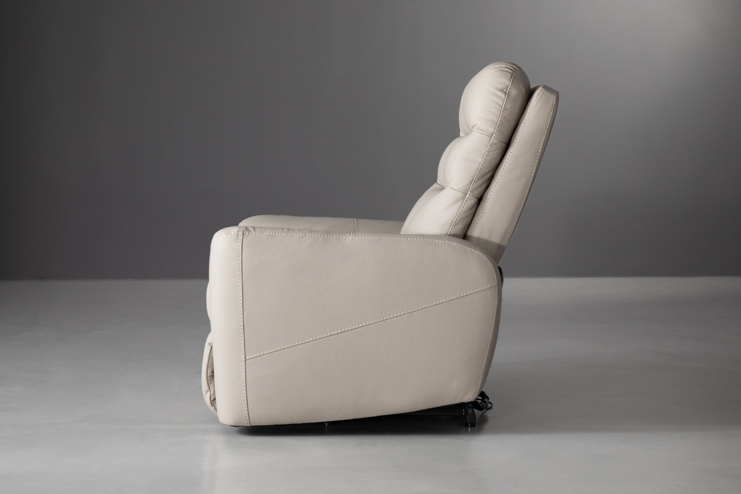 Prescott Leather Motion Lift Recliner - Taupe | Cielo