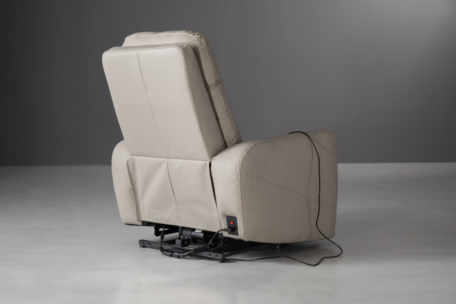 Prescott Leather Motion Lift Recliner - Taupe | Cielo