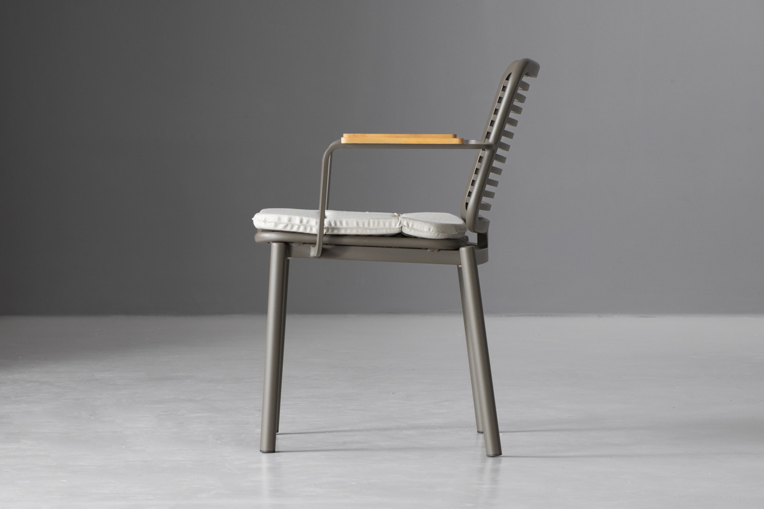 Ceylon Patio Dining Chair - Slate For Sale | Cielo