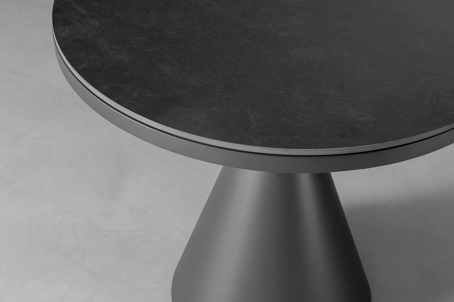 Andora Round Patio Dining Table - Charcoal | Cielo