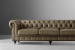 Jefferson Chesterfield 3-Seater Leather Couch | Cielo