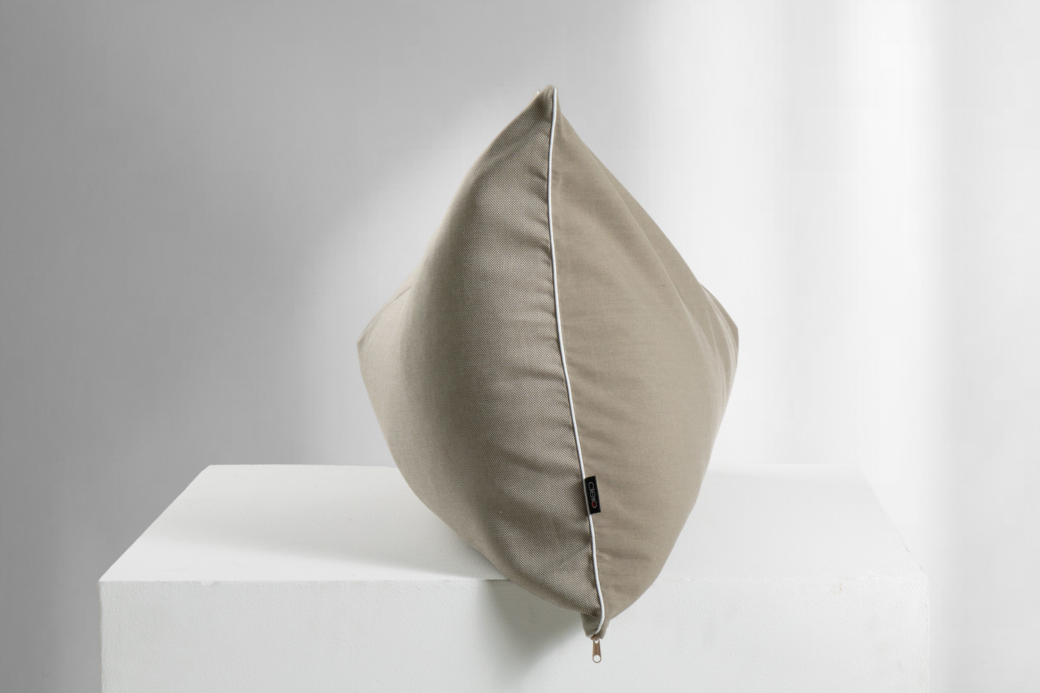 Aegean Milos Taupe - Duck Feather Scatter Cushion | Cielo