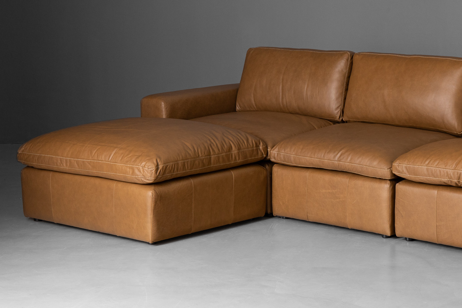Bexley Leather Modular - Daybed - Sahara | Cielo