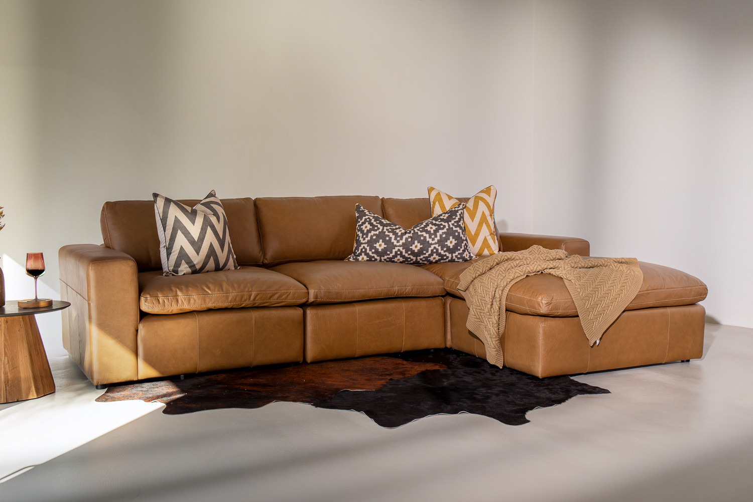 Bexley Leather Modular - Daybed - Sahara | Cielo