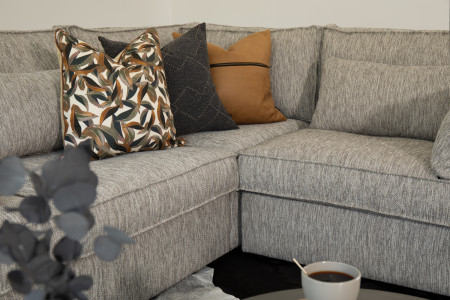 Galloway Modular - Corner Couch Set - Platinum | Cielo