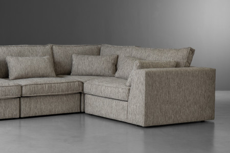 Galloway Modular - Corner Couch Set - Platinum | Cielo