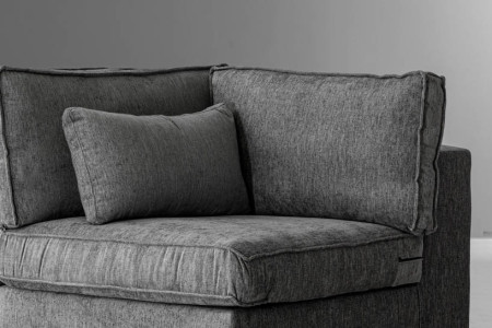 Galloway Modular - Corner Wedge - Pebble | Cielo