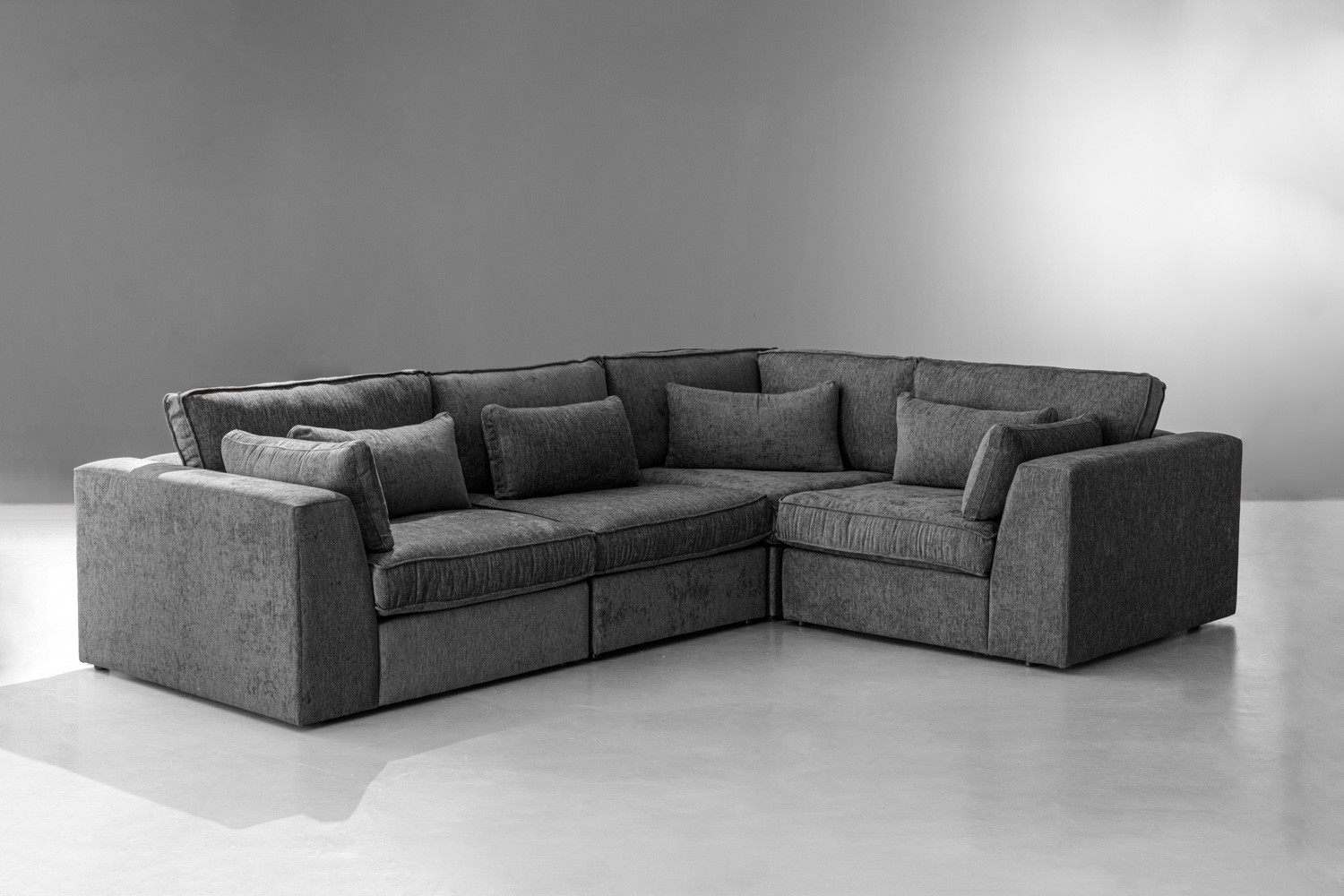Galloway Modular - Corner Couch Set - Pebble | Cielo