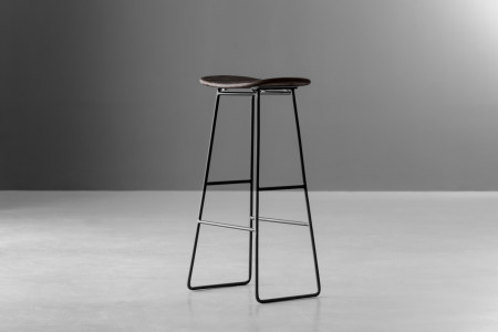 Darius Tall Bar Stool - Walnut For Sale | Cielo