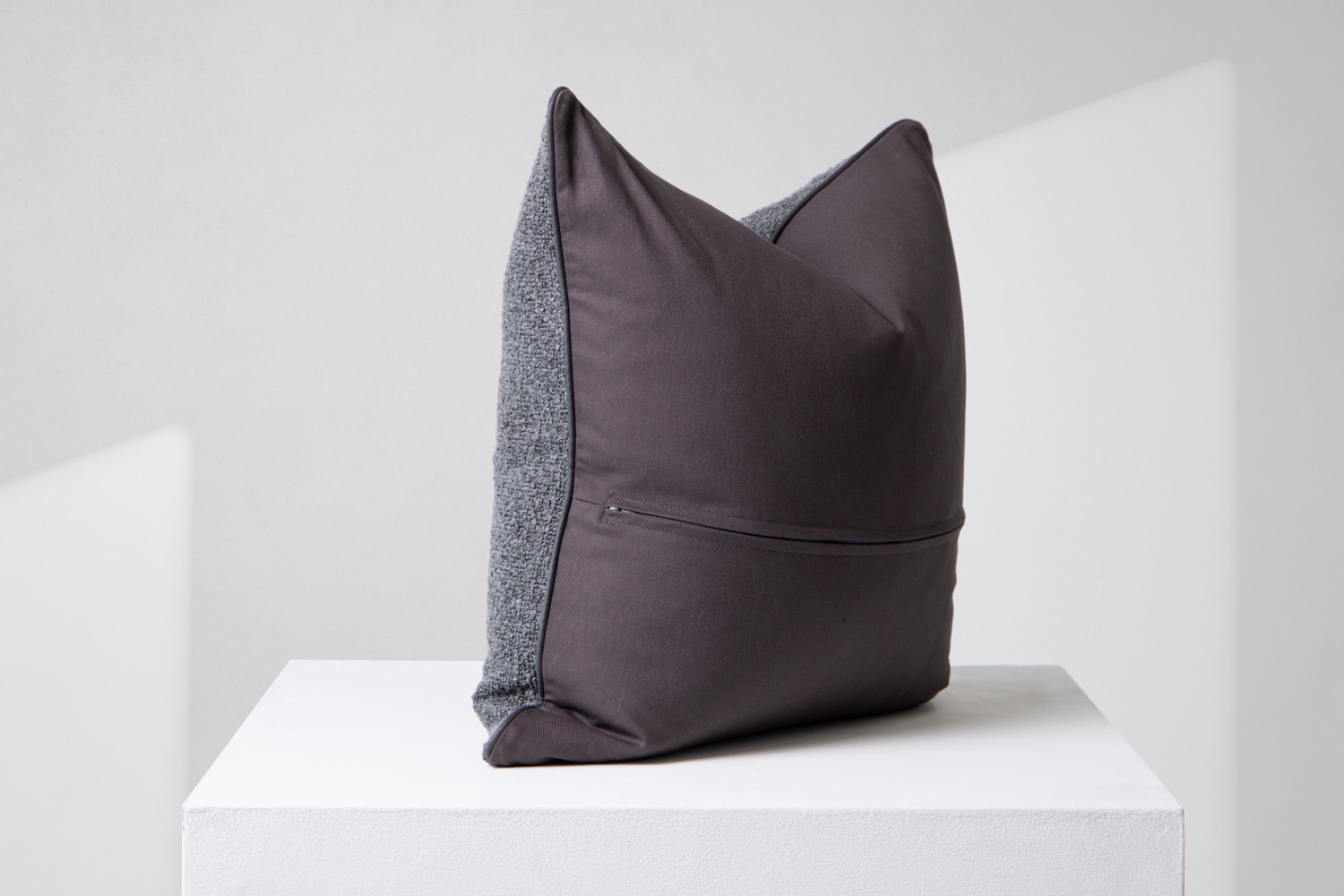 Boulders Pewter - Duck Feather Scatter Cushion | Cielo