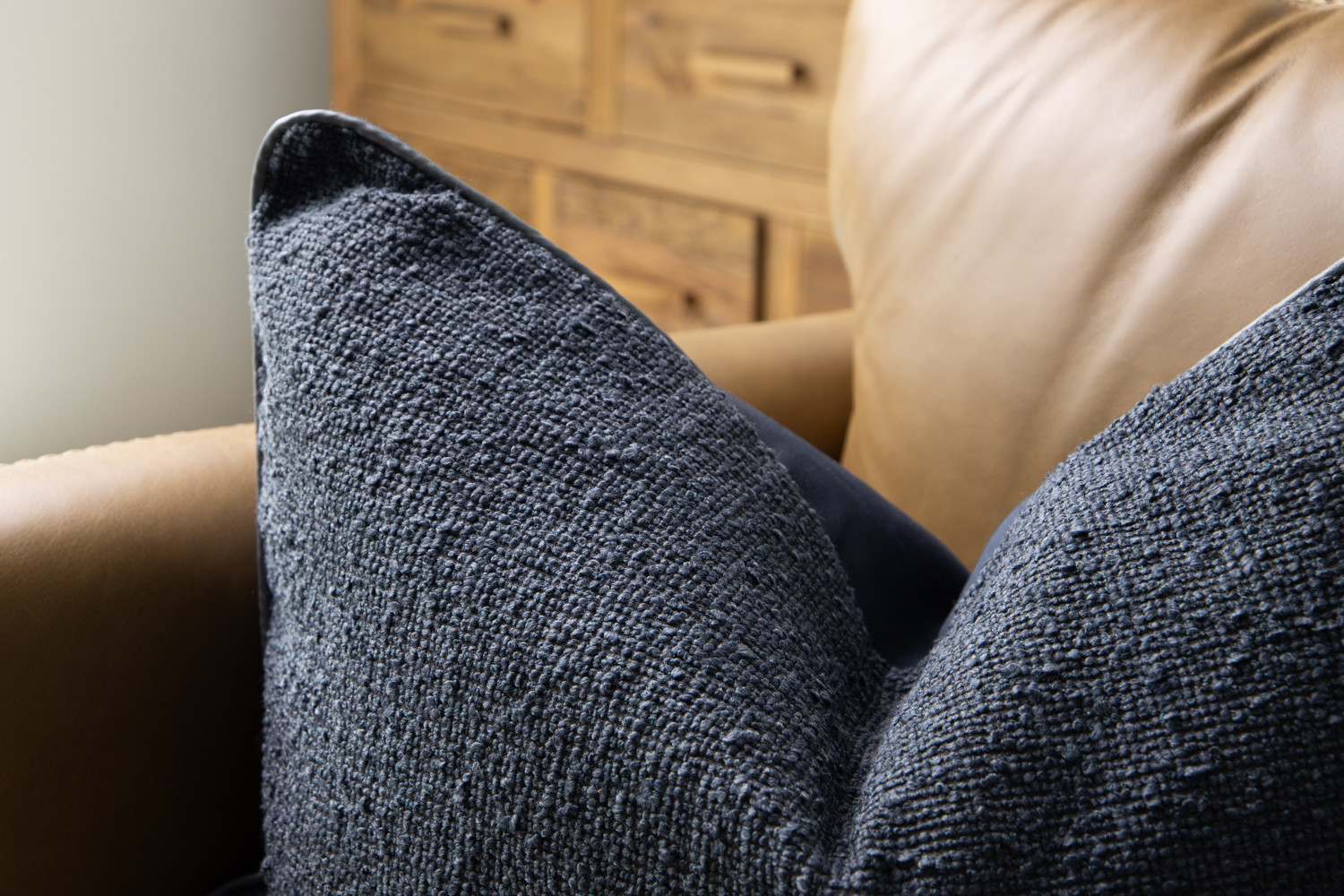 Boulders Naval - Duck Feather Scatter Cushion | Cielo