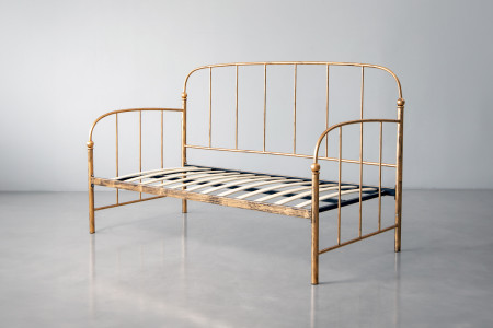 Helena Daybed - Brushed Gold For Sale | Cielo
