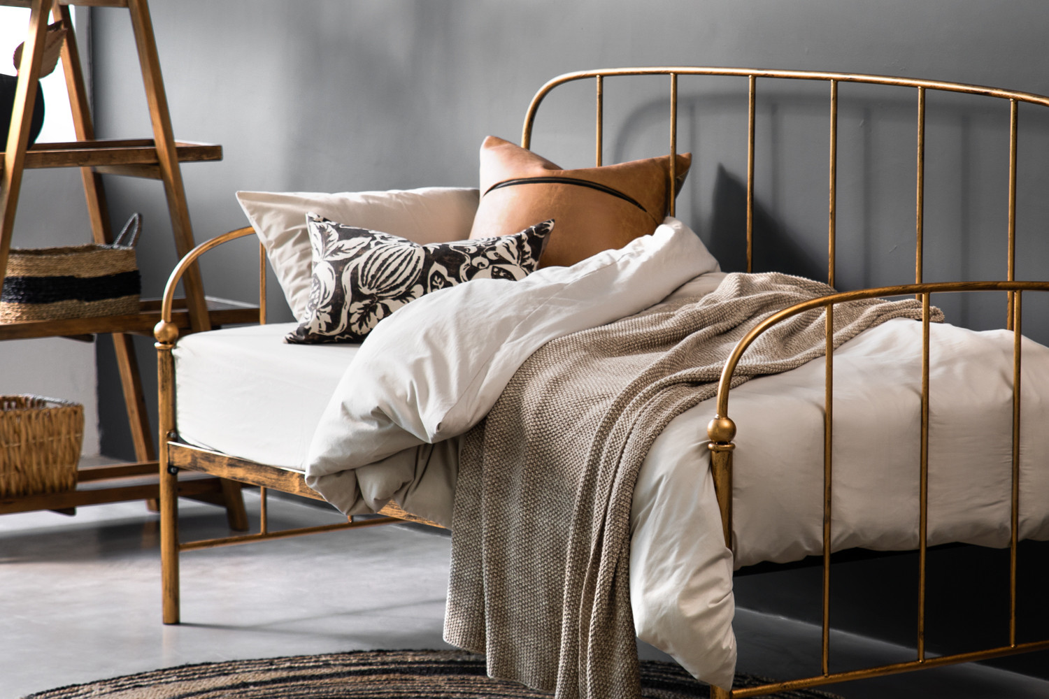 Helena Daybed - Brushed Gold For Sale | Cielo
