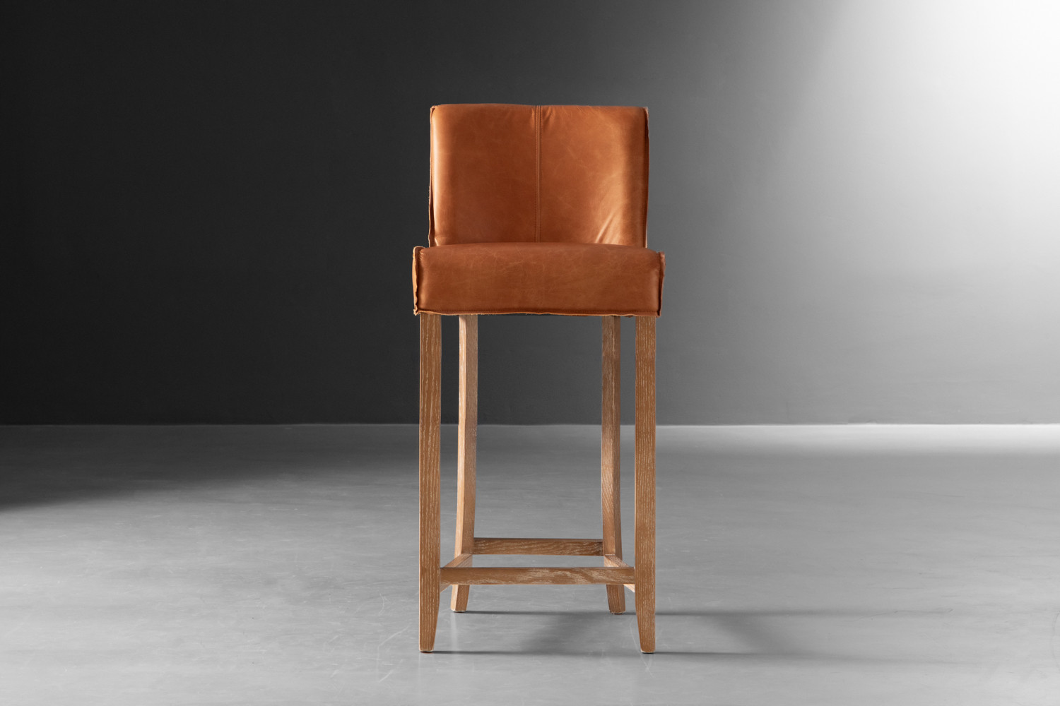 Holden Tall Leather Bar Chair | Cielo