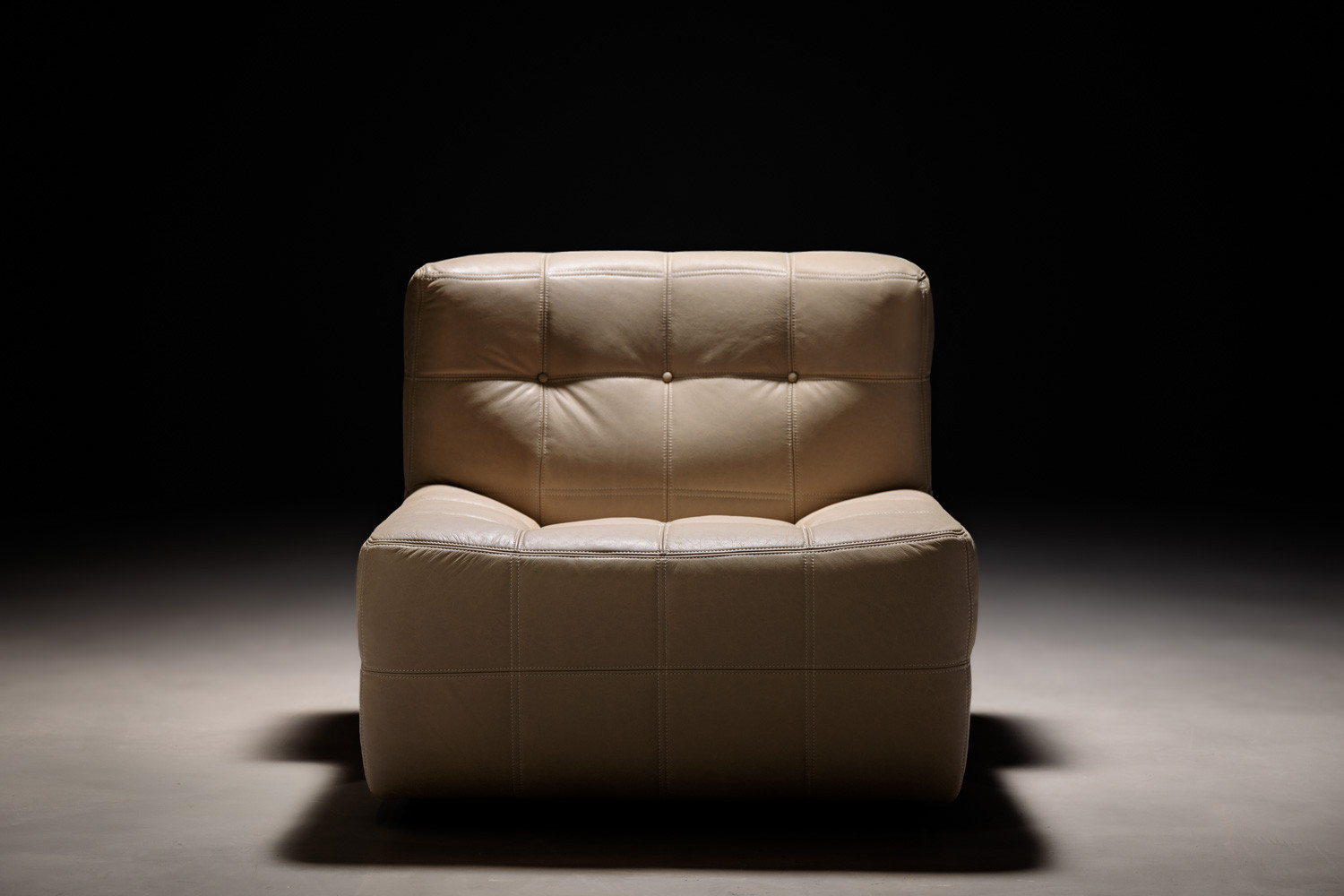 Orson Leather Chair - Ivory | Cielo