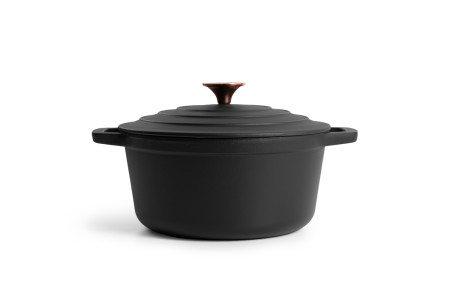 Nouvelle Cast Iron 8 Piece Cookware Set - Matte Black | Cielo