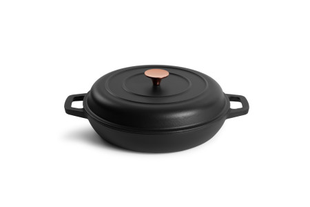 Nouvelle Cast Iron 8 Piece Cookware Set - Matte Black | Cielo