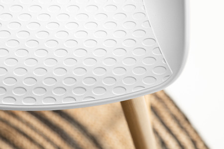 Hunter Counter Bar Stool - White | Cielo