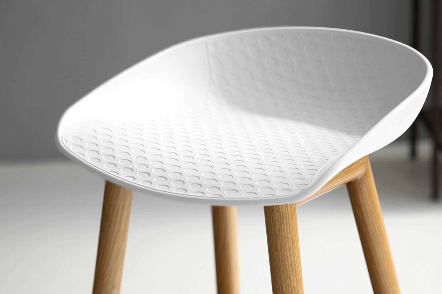 Hunter Counter Bar Stool - White | Cielo