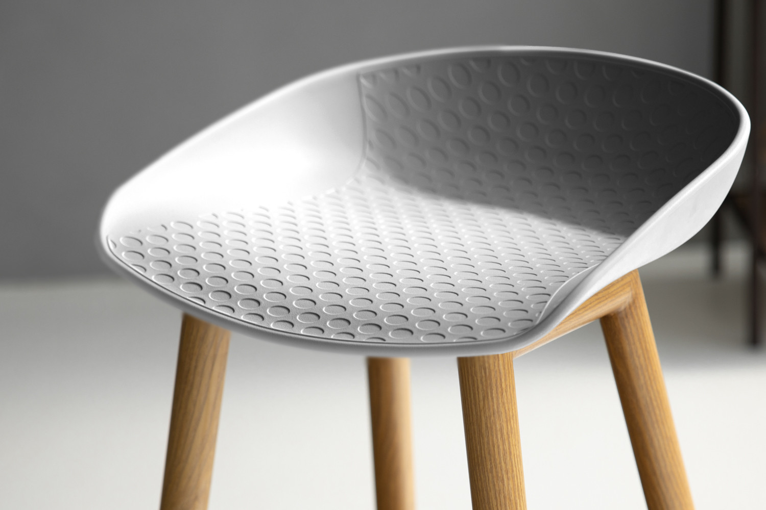 Hunter Counter Bar Stool - Light Grey | Cielo