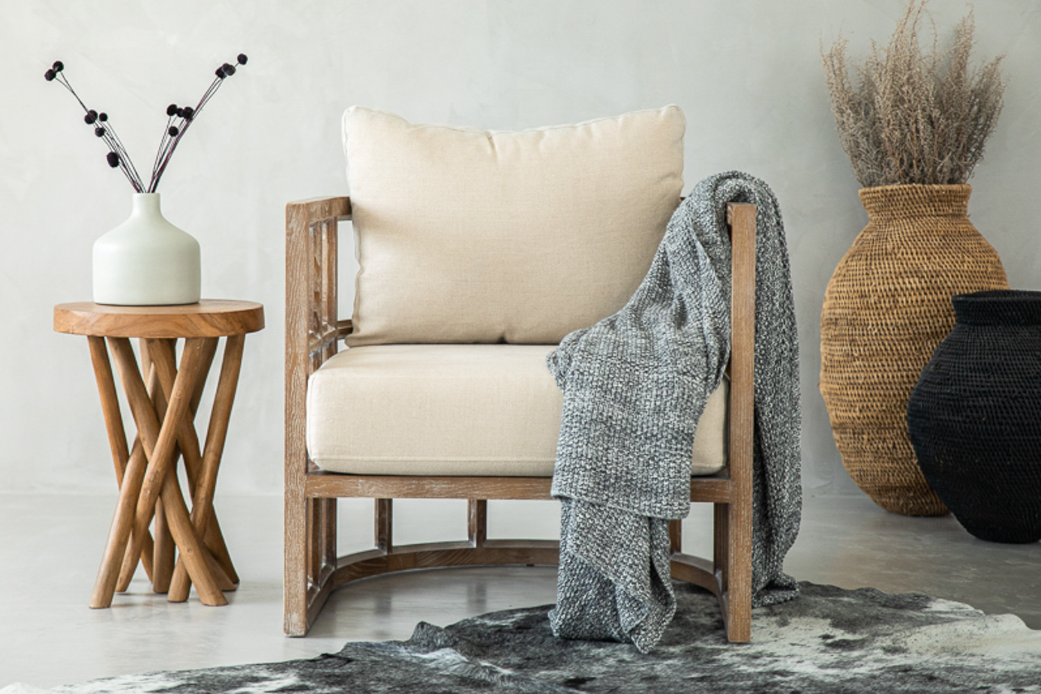 Colby Armchair - Stone | Cielo