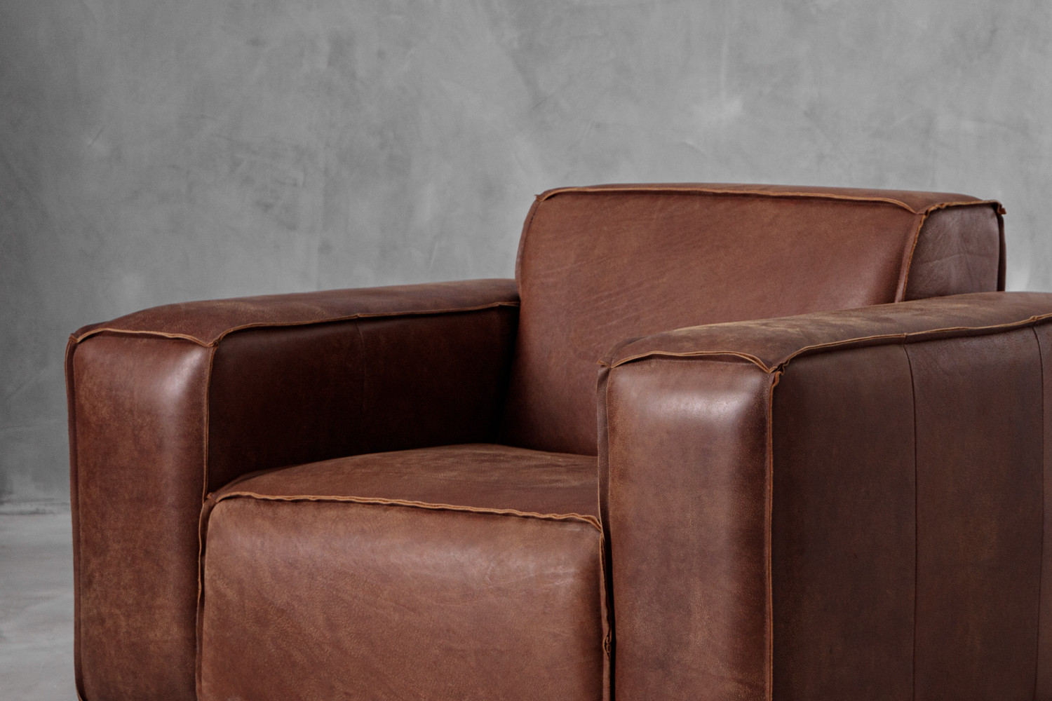 Jagger Leather Armchair - Spice | Cielo