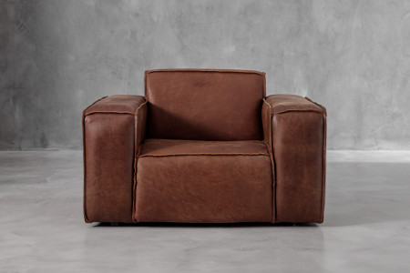 Jagger Leather Armchair - Spice | Cielo