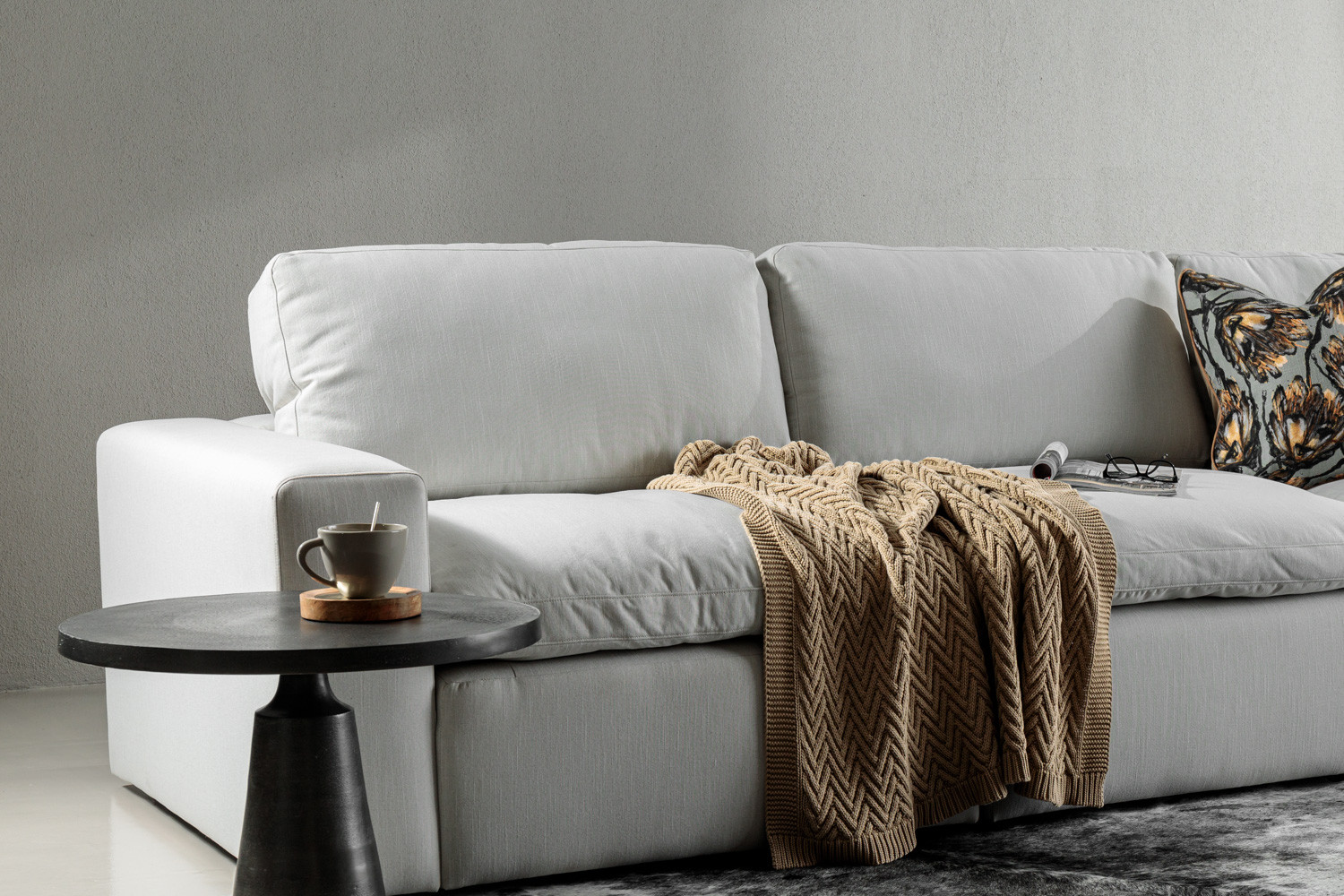 Bexley Modular 4-Seater Couch - Pearl For Sale | Cielo