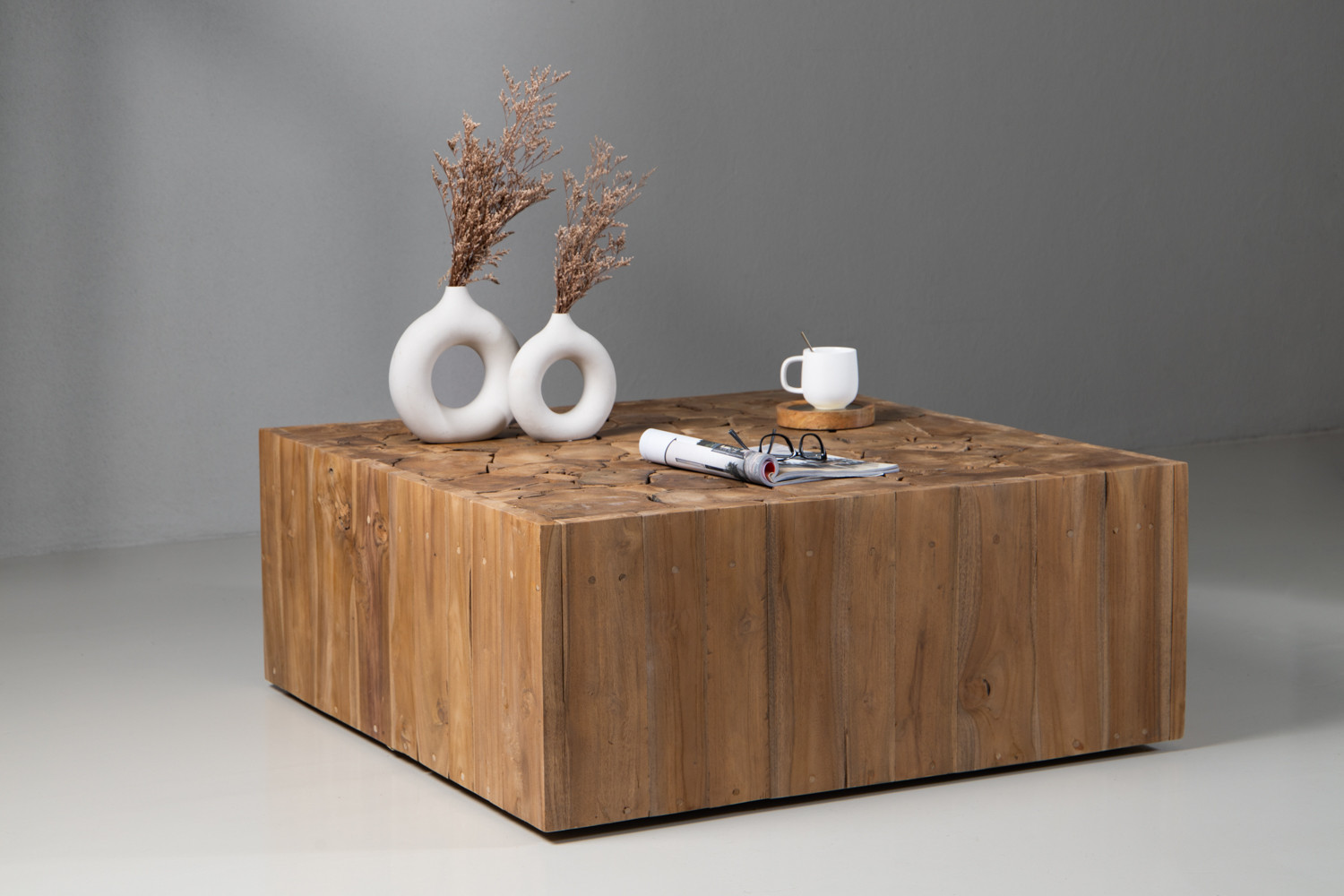 Lyra Teakroot Coffee Table - Square | Cielo