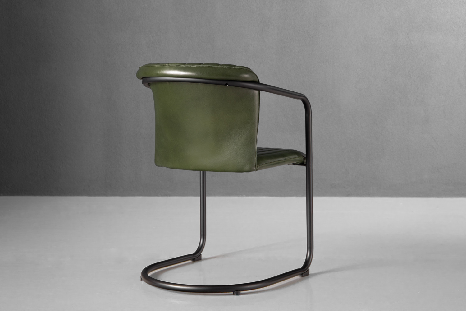 Arizona Leather Dining Chair - Vintage Green | Cielo