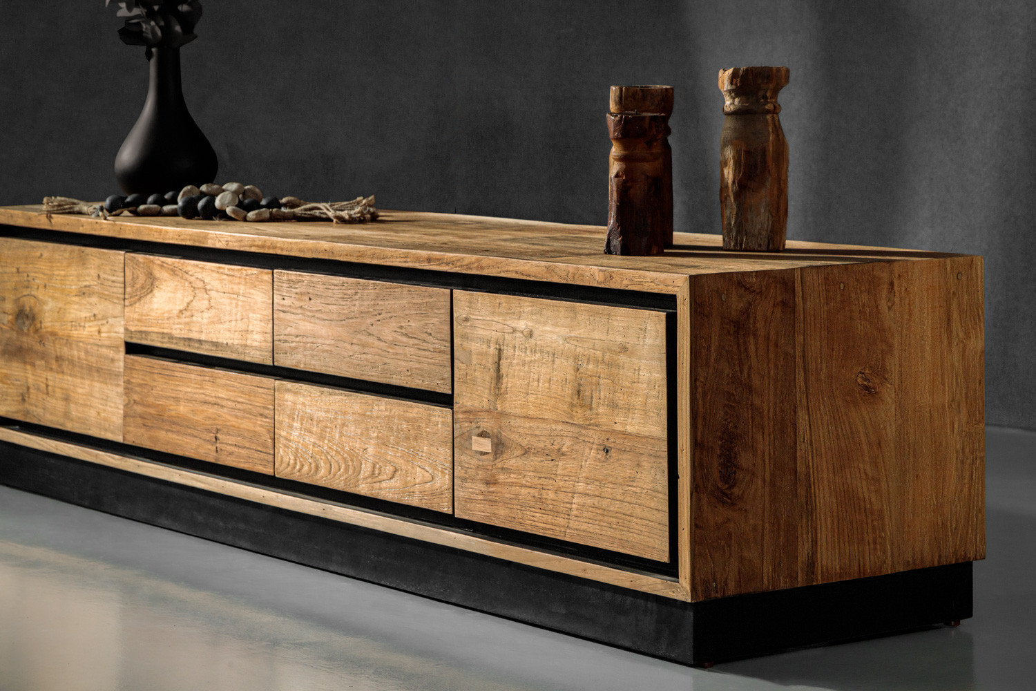 Lenox TV Stand – Elegant Storage & Teak Wood Finish | Cielo South ...