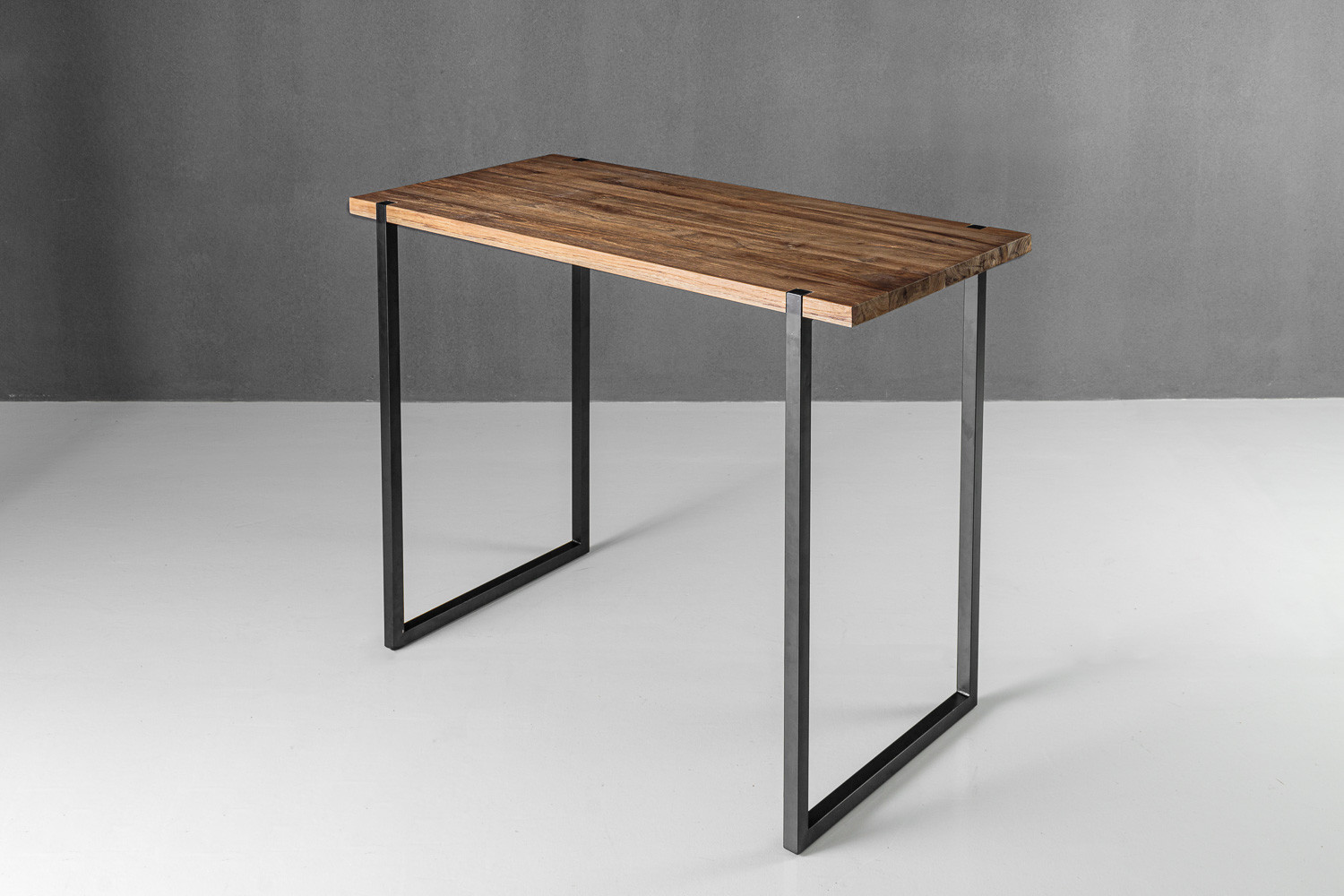 Lazera Bar Table – 1.4m | Solid Teak & Steel Bar Table