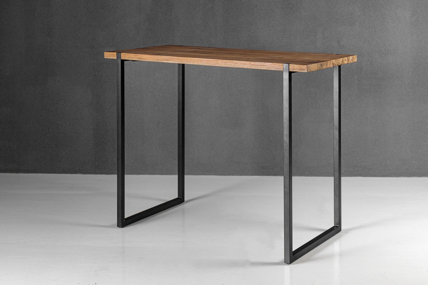 Lazera Bar Table – 1.4m | Solid Teak & Steel Bar Table