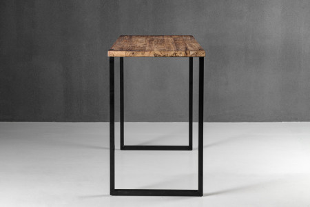 Lazera Bar Table – 1.4m | Solid Teak & Steel Bar Table