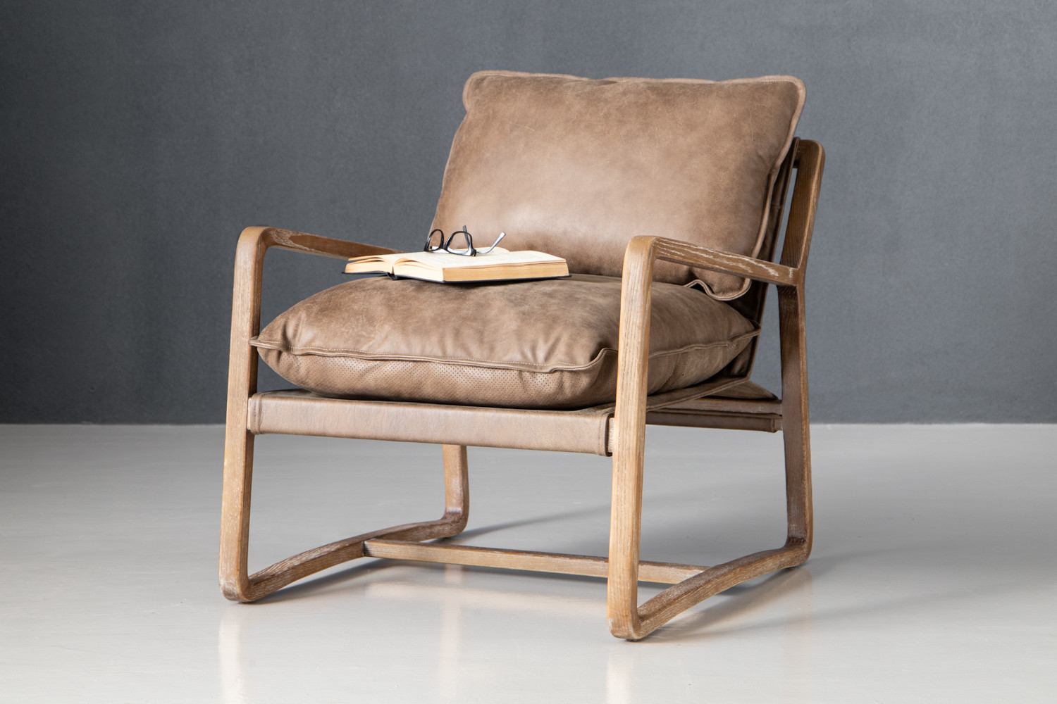Clyde Leather Armchair - Coco For Sale | Cielo