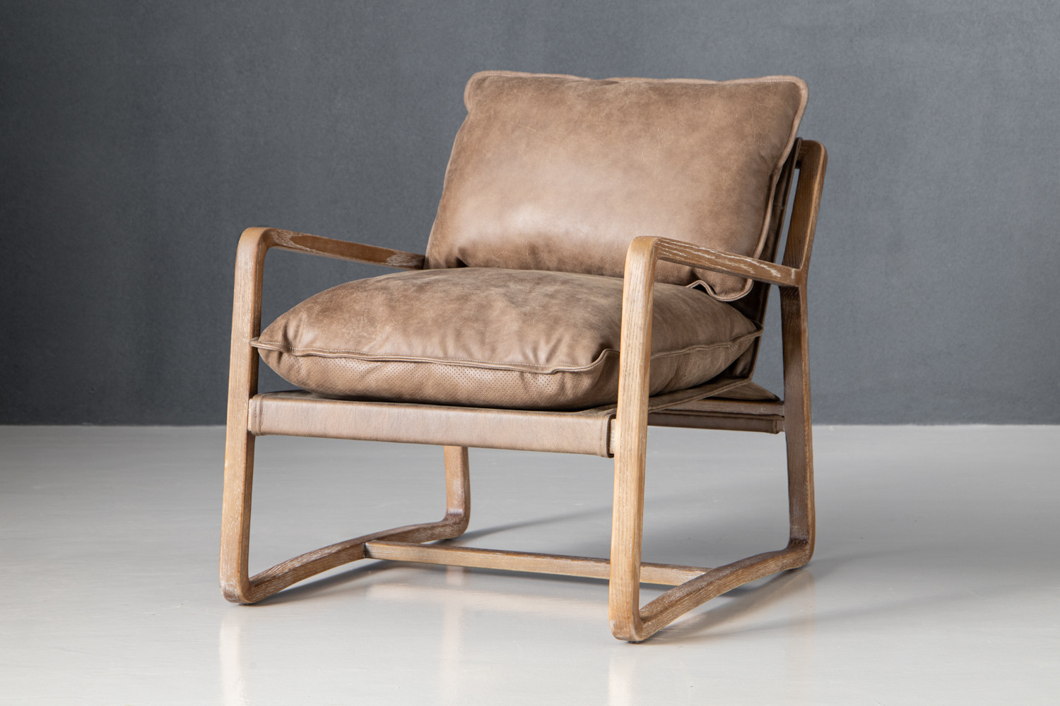 Clyde Leather Armchair - Coco For Sale | Cielo