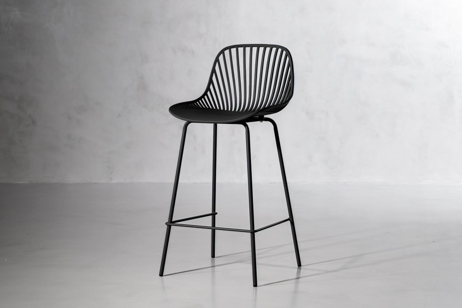Yara Counter Bar Chair- Black | Cielo