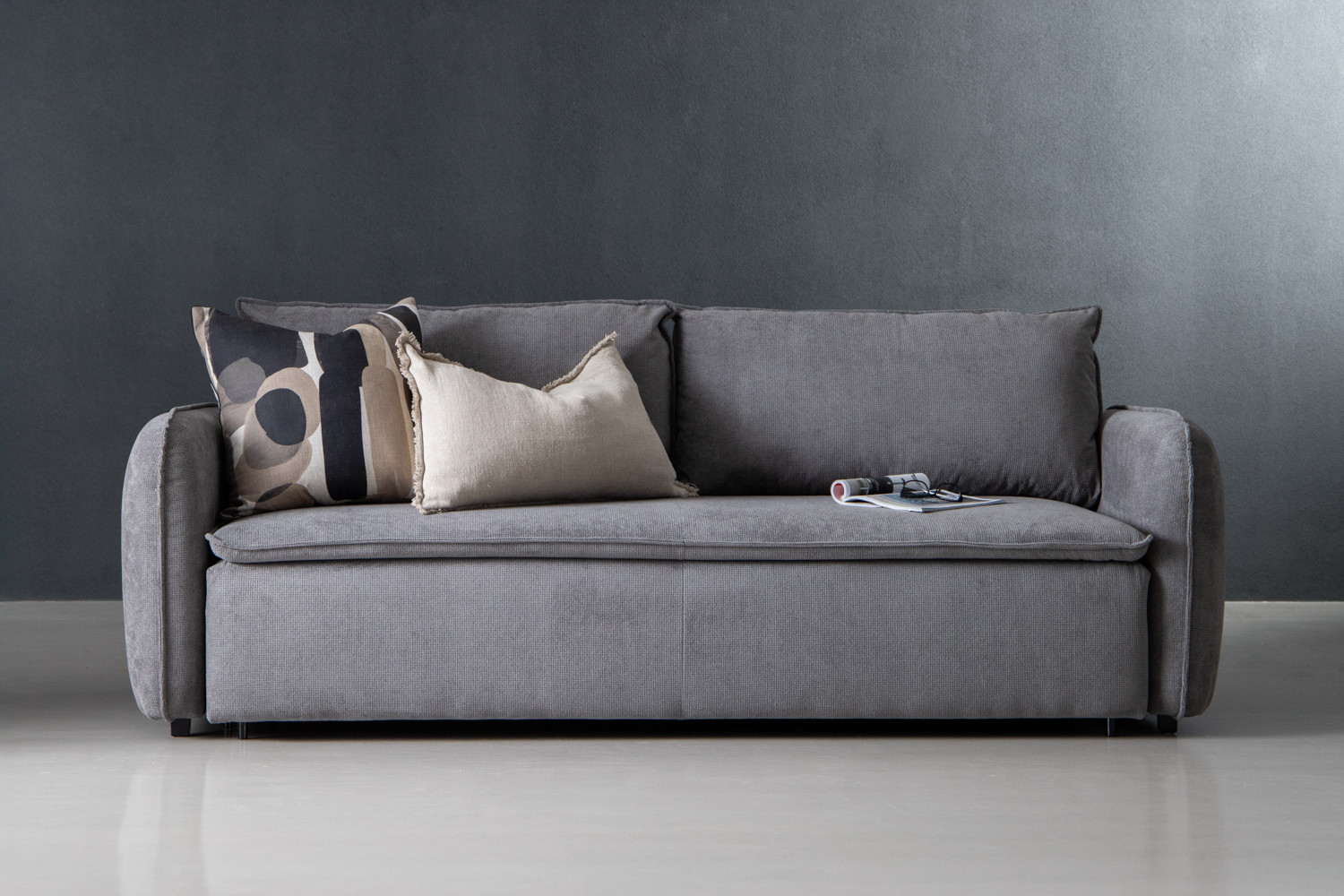 Hudson 3-Seater Sleeper Couch - Slate – Modern Comfort Meets Timeless ...