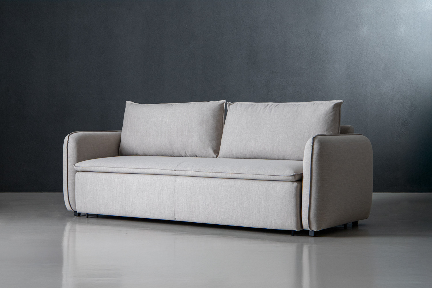 Hudson 3-Seater Sleeper Couch - Stone For Sale | Cielo