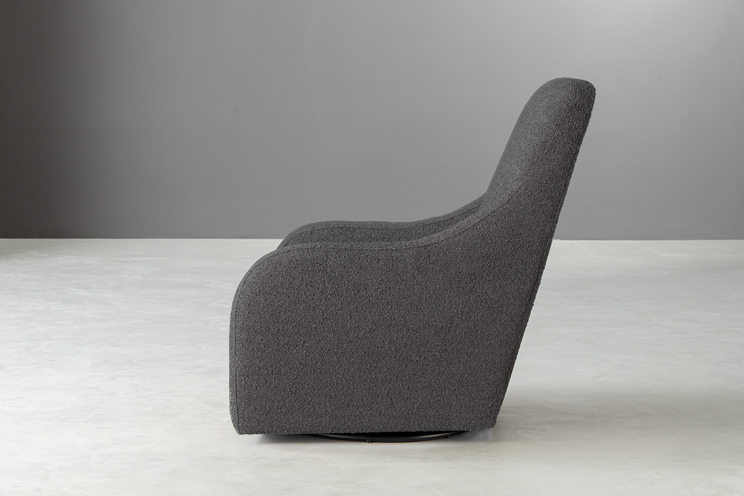 Vesper Swivel Armchair - Storm Grey | Cielo