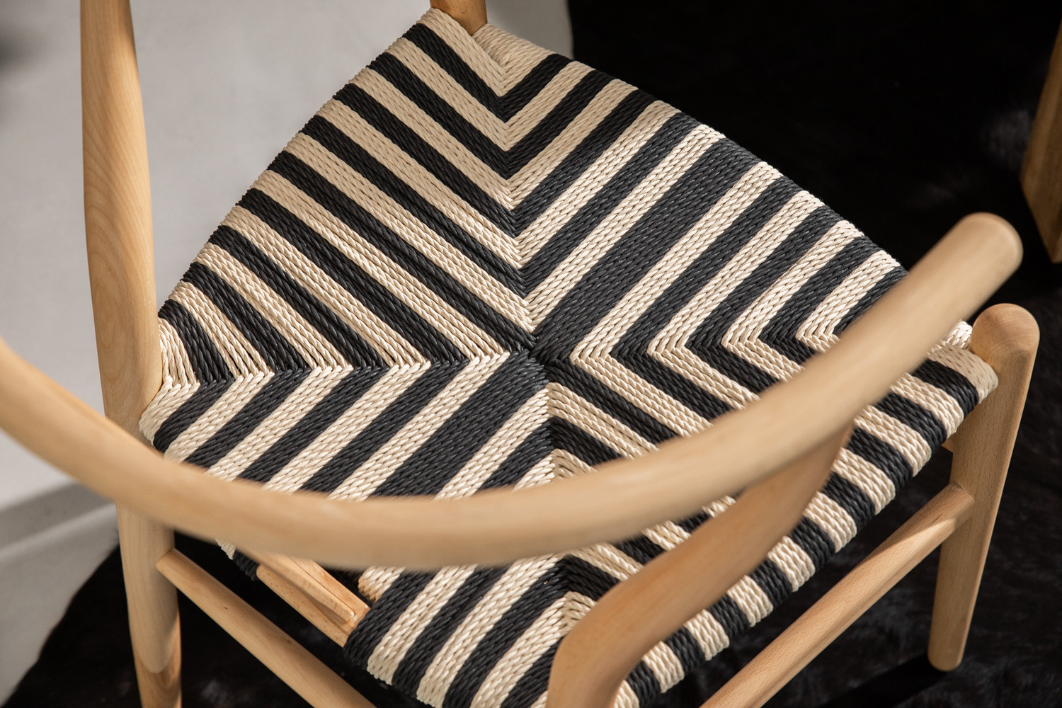 Sofia Dining Chair - Natural & Black | Cielo