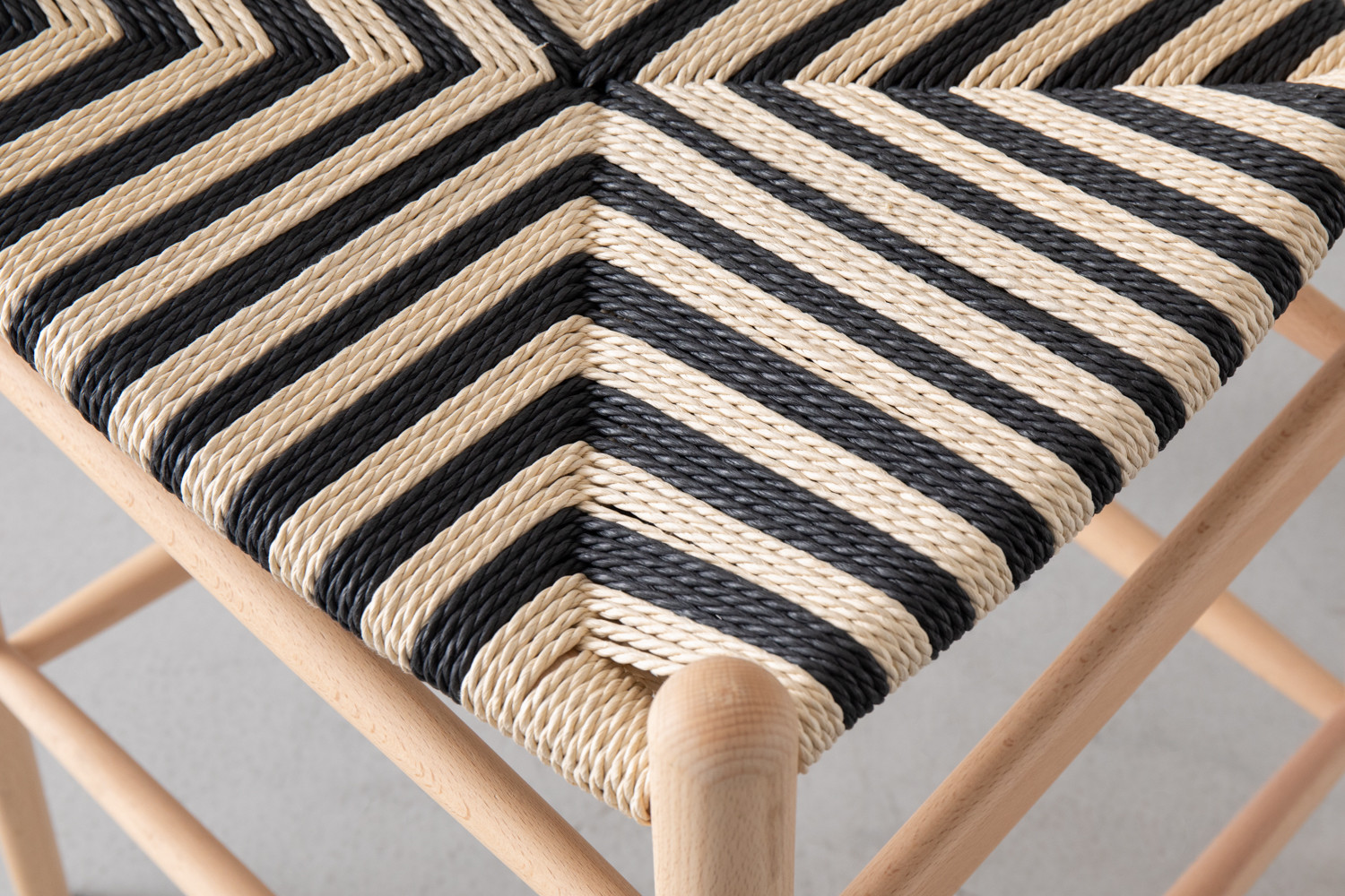 Sofia Counter Bar Chair - Natural & Black | Cielo