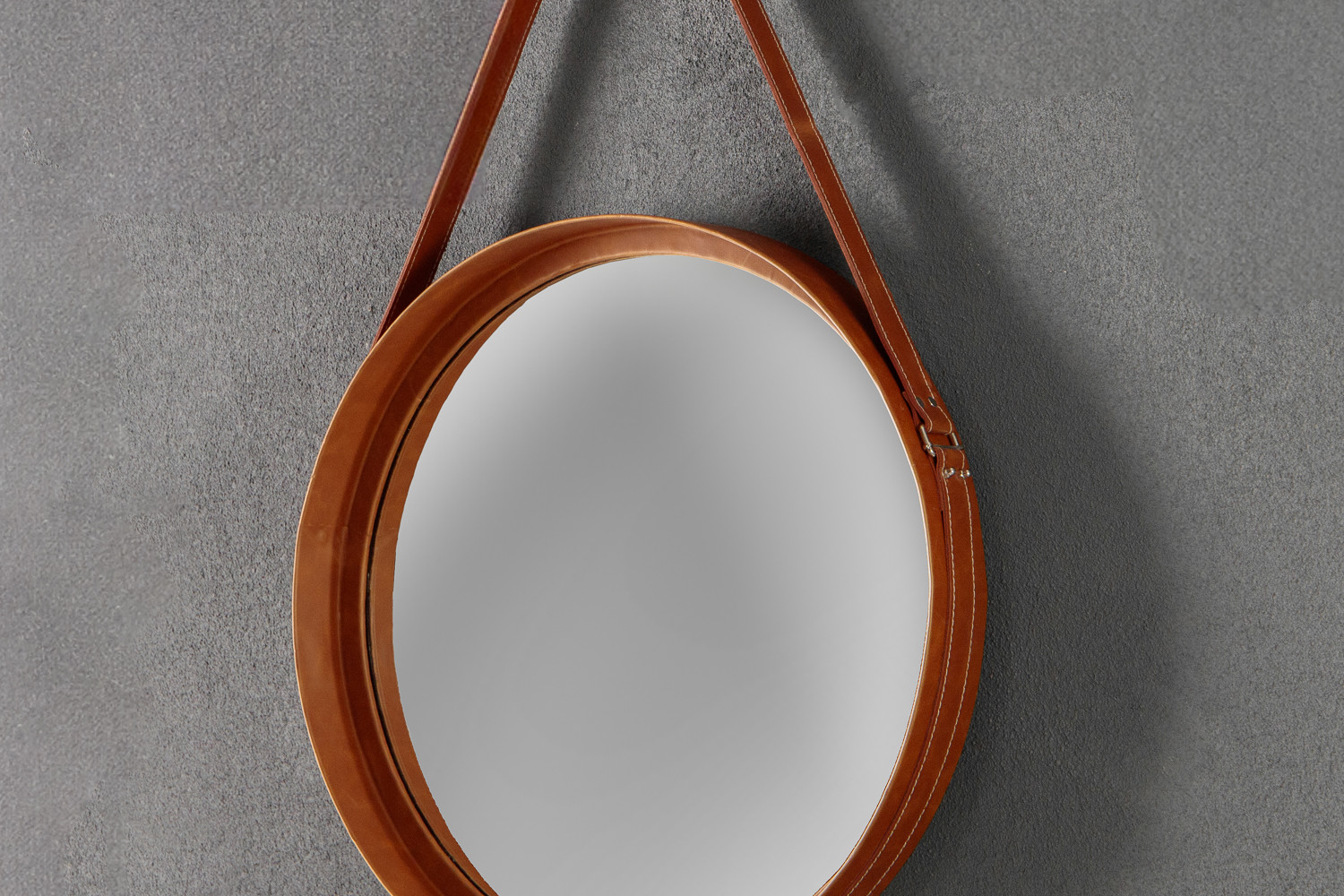 Nyla Leather Framed Mirror - Modern Elegance for Any Room | Cielo