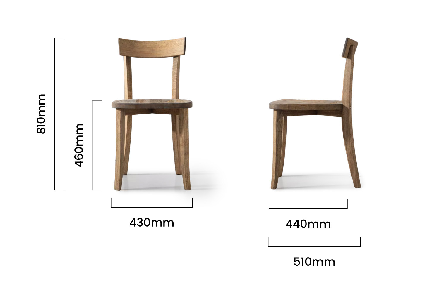 Nera Dining Chair - Summer Oak For Sale | Cielo