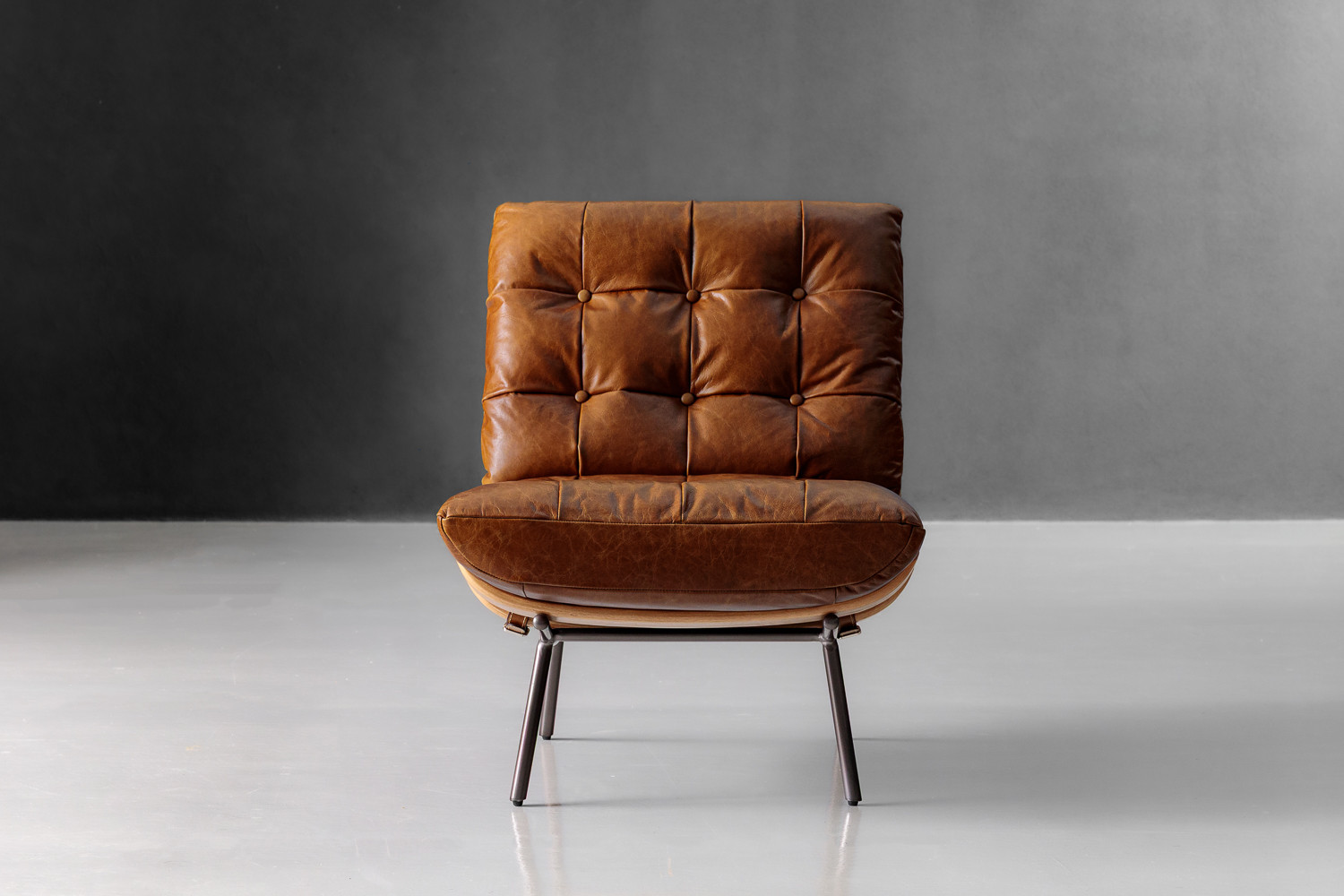 Fidel Leather Chair - Tan | Cielo