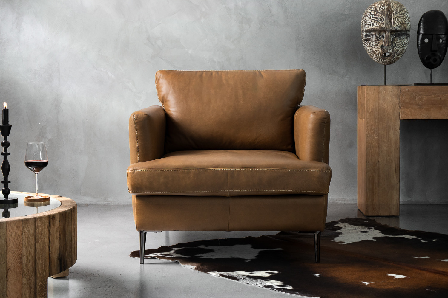 Remington Leather Armchair - Sahara For Sale | Cielo