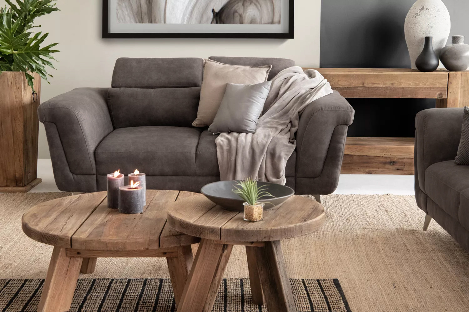 Laurence 2 Seater Couch - Ash | Cielo