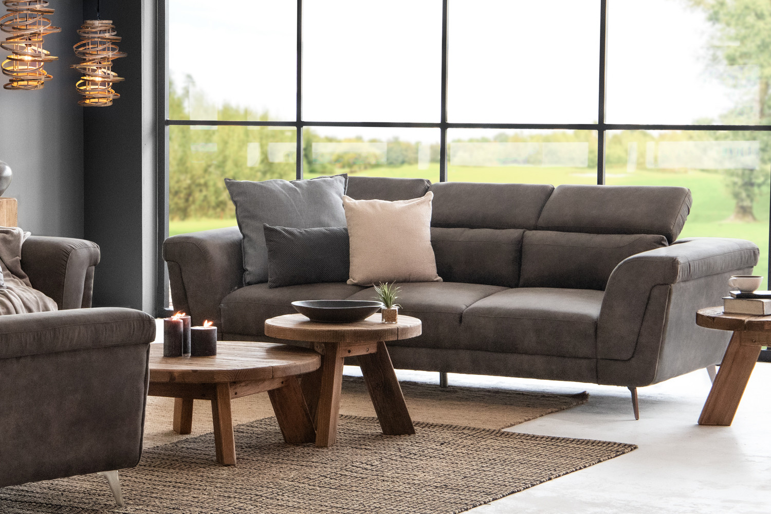 Laurence 3 Seater Couch - Ash | Cielo
