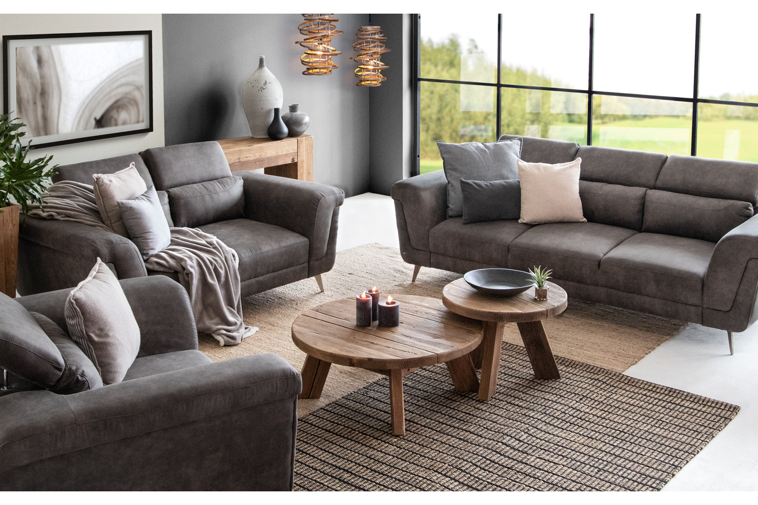 Laurence Lounge Suite - Ash | Cielo